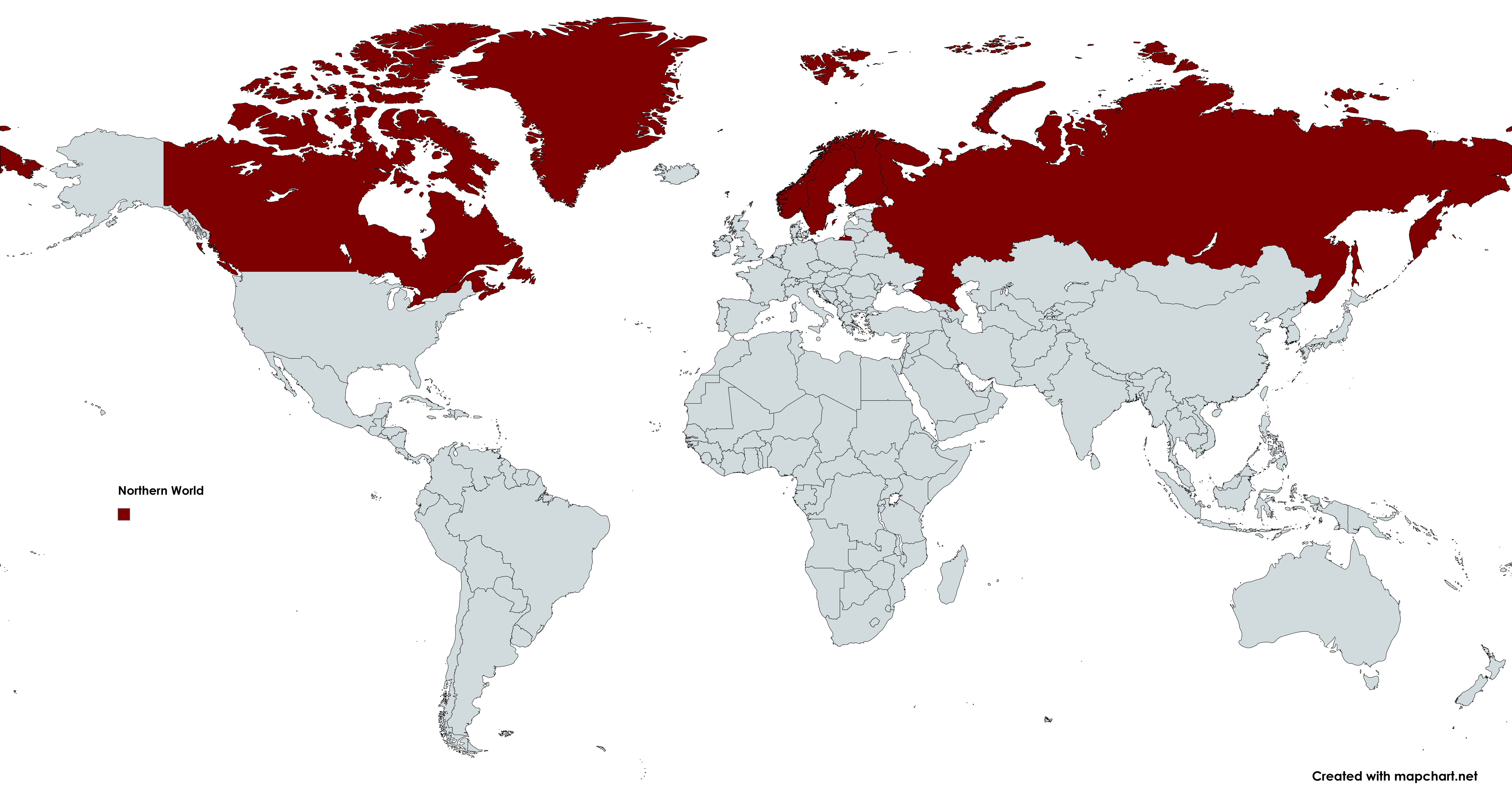 NORTHERN WORLD – MAPCHART | bismillahschool.net